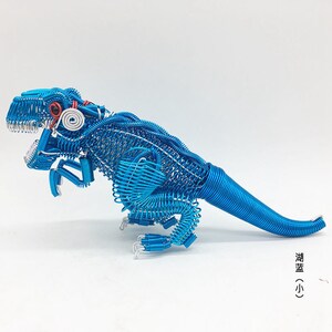 Wire Art Sculpture Decor Metal Wire Wrapped Tyrannosaurus Rex - Etsy