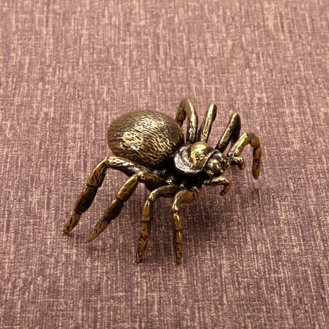 Solid Brass Hand Carved Spider Statue Home Decoration Etsy
