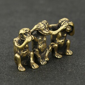 Antique Brass Hand Carved Monkey Statue, Home Decoration ,antique ...