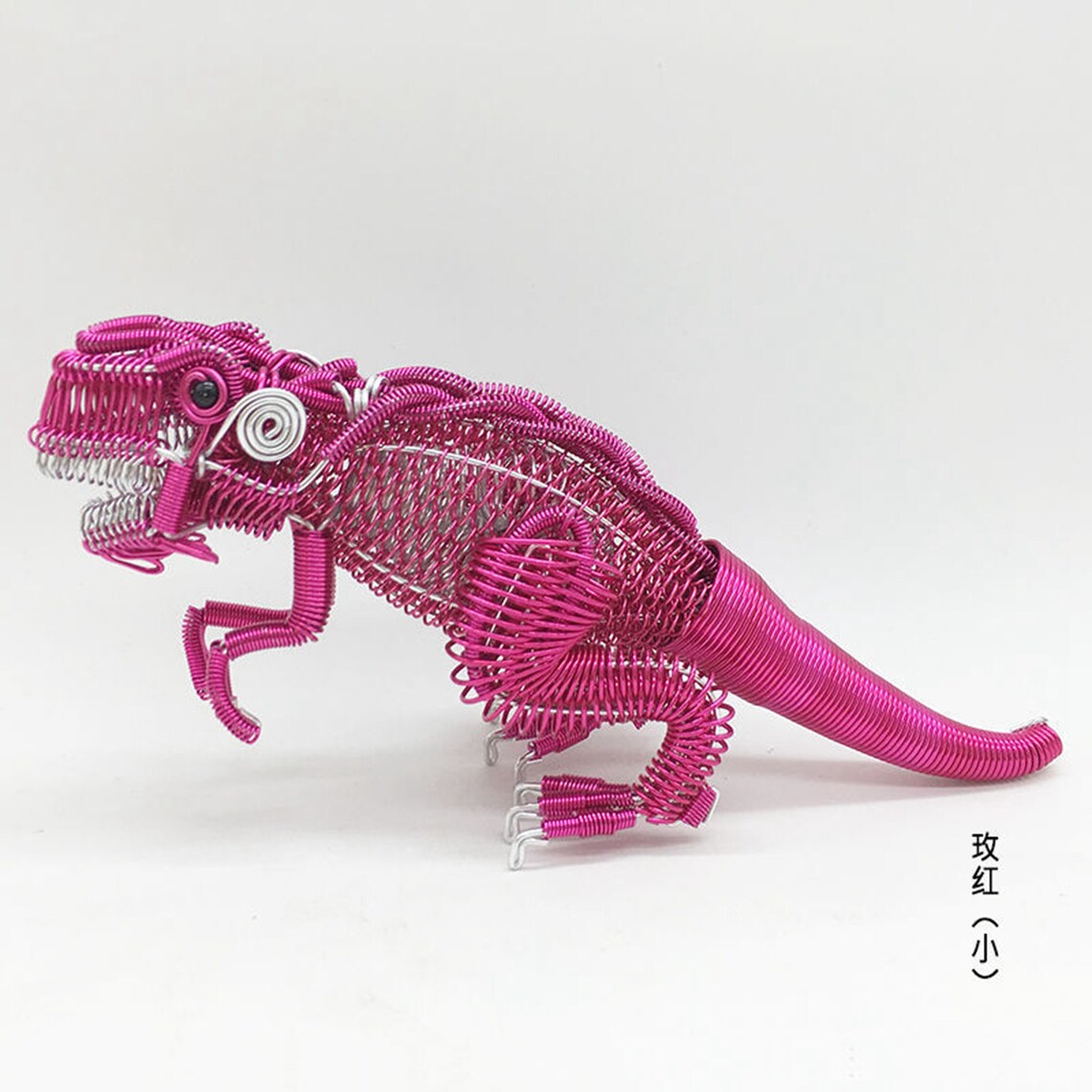 Wire Art Sculpture Decor Metal Wire Wrapped Tyrannosaurus Rex - Etsy