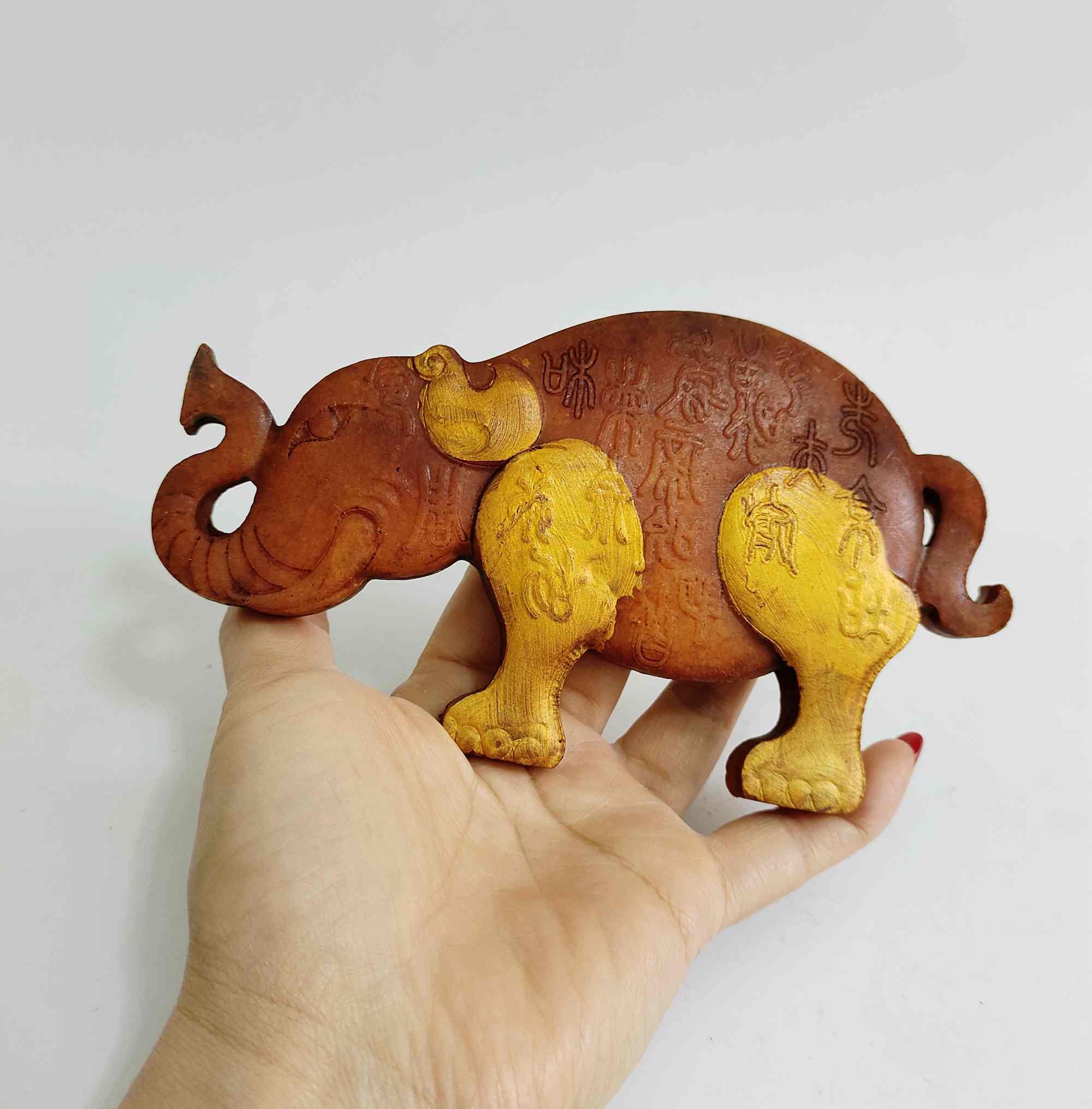 Vintage a Pair Chinese Jade Carved Elephant Statue - Etsy