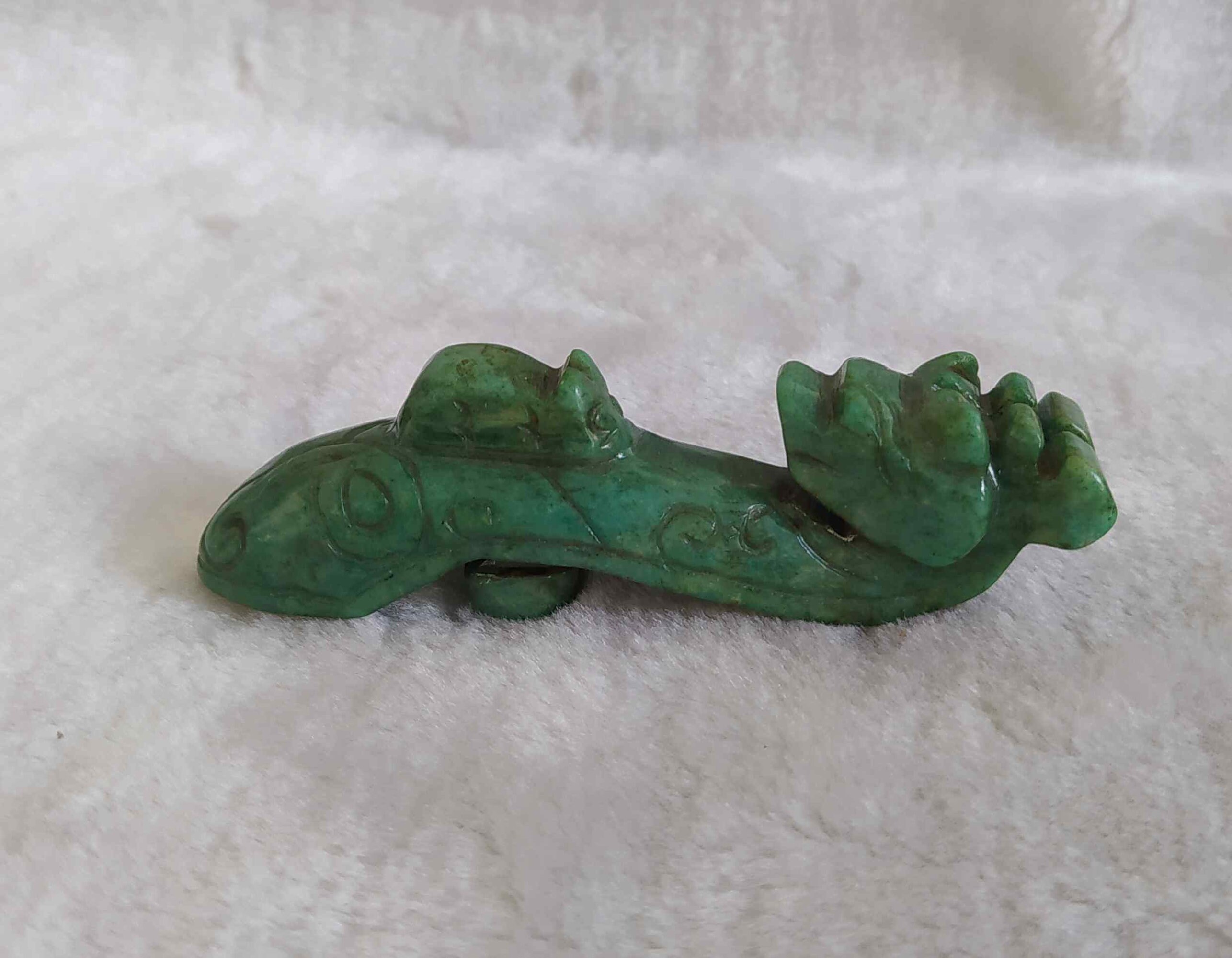 Fine Old Chinese Jade Statue Dragon Head E2536 | Etsy
