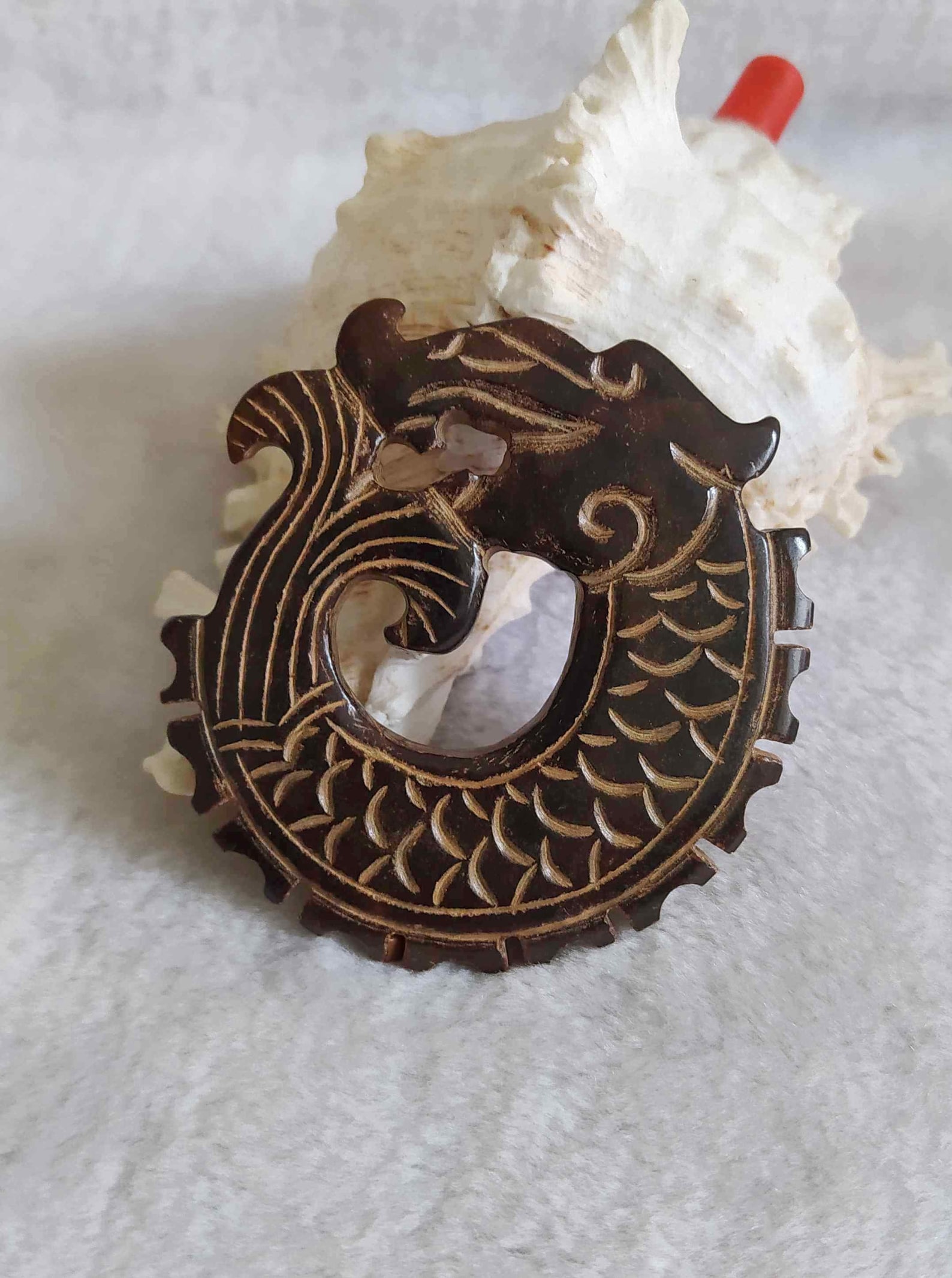 Antiques Chinese Jade Amulet Pendant Double-sided Engraving - Etsy