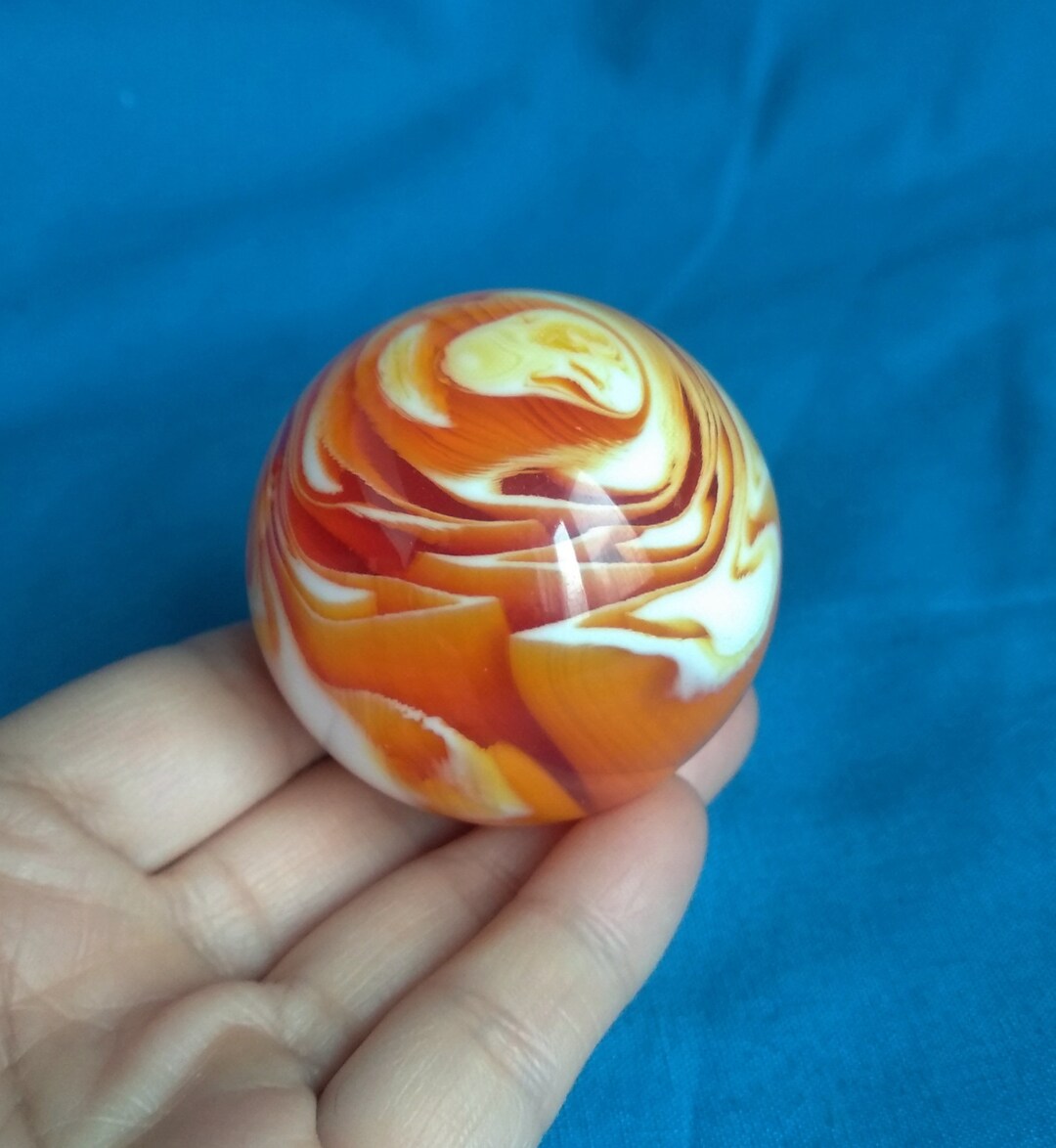 50mm Charming Artificial Amber Carved Sphere Meditation - Etsy