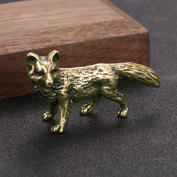 Brass Fox - Etsy