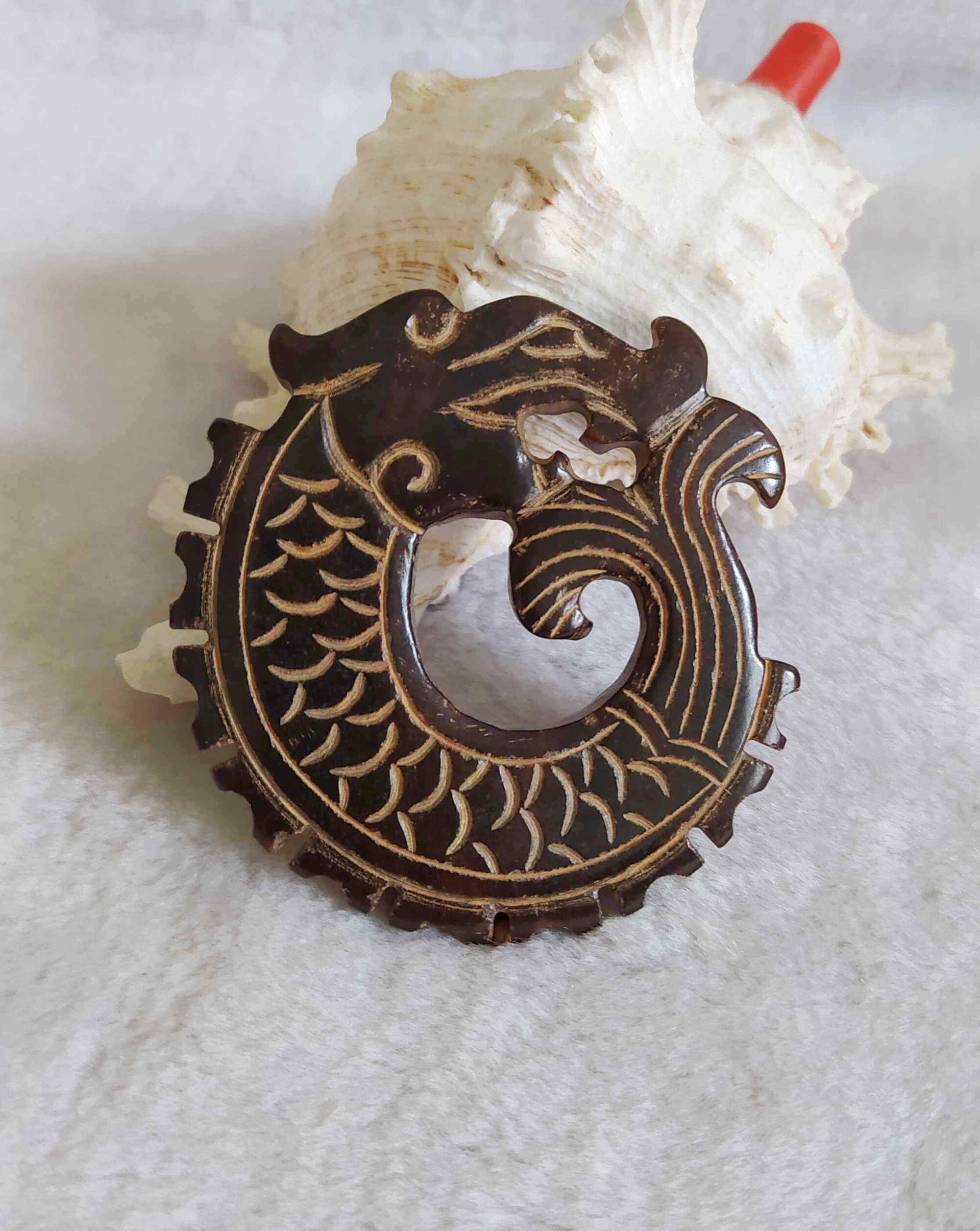 Antiques Chinese Jade Amulet Pendant Double-sided Engraving - Etsy