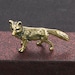 2 Pce Antique Brass Hand Carved Small Fox Statue Home - Etsy