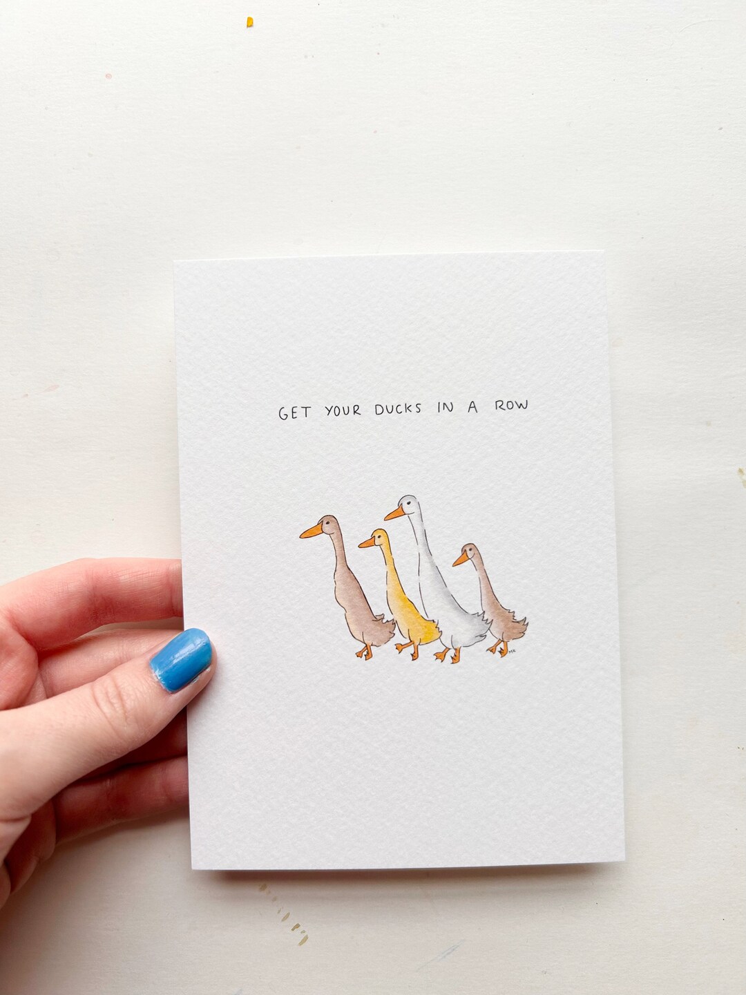 Get Your Ducks in A Row Print - Etsy