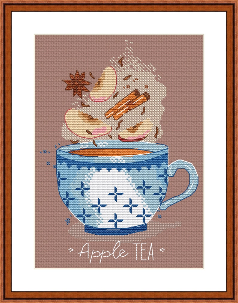 Tea Cross Stitch Pattern Tea Time - Etsy