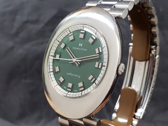 1972 Hamilton ACCUMATIC A-514 Vintage Watch - Stainle… - Gem