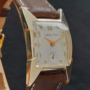 1955 Hamilton CLARK Vintage Watch 10k Gold Filled, Manual Wind ...