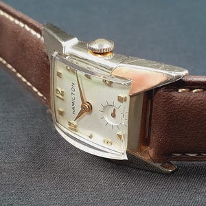 1955 Hamilton CLARK Vintage Watch - 10k Gold Filled, Manual Wind ...