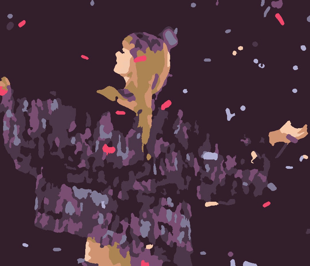 Confetti Falling - Color by Numbers (taylor's Version) - Etsy