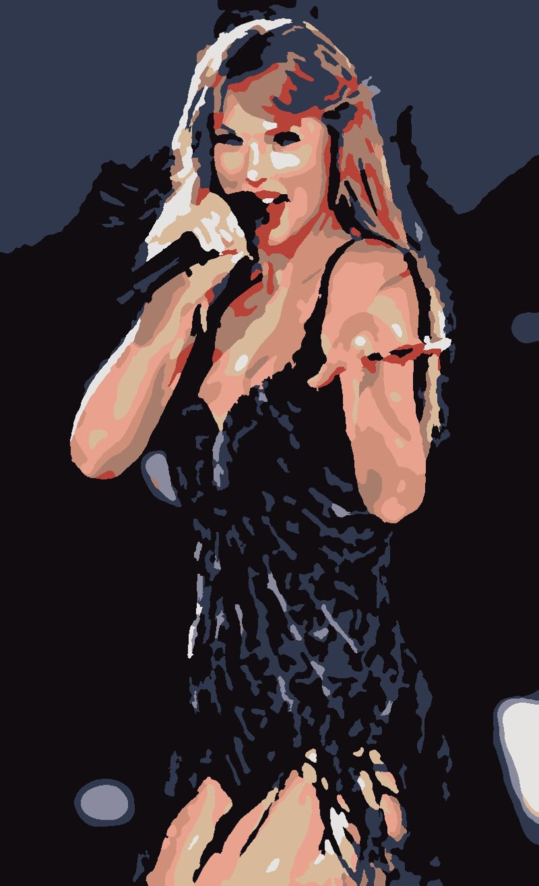 Color by Numbers taylor's Version Taylor Swift Midnights Bejeweled - Etsy