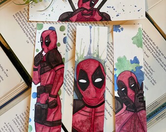Deadpool Bookmark - Etsy