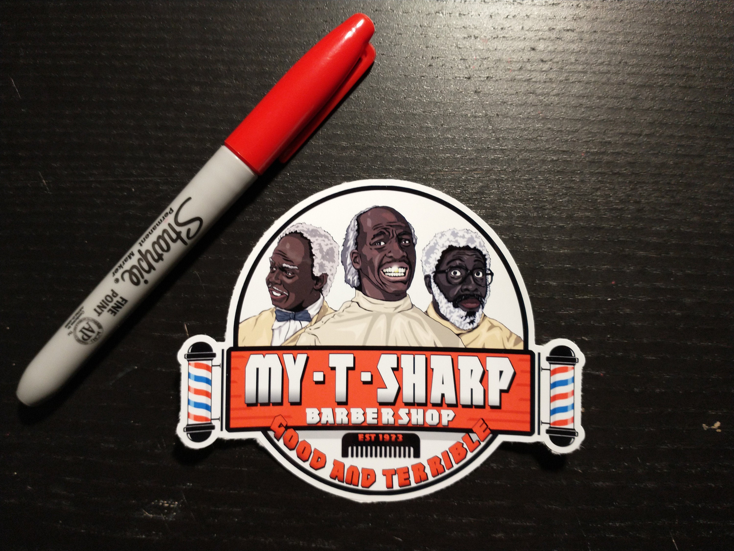 MY-T-SHARP Barbershop - Etsy