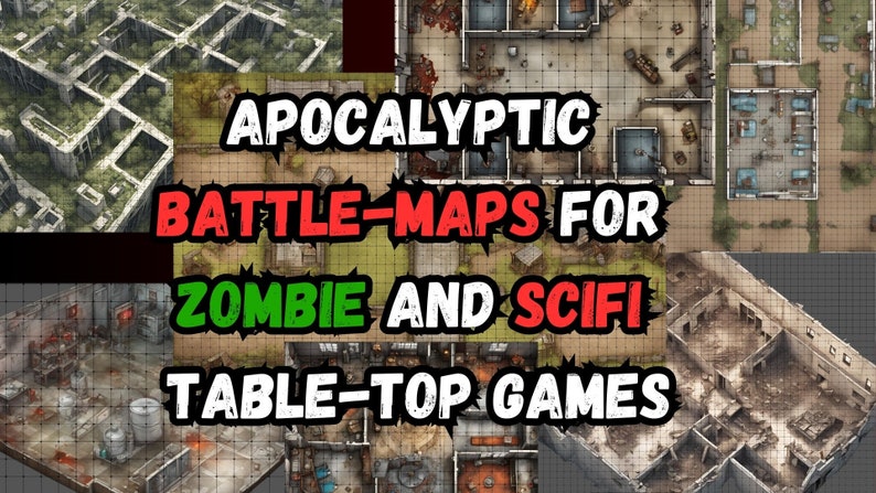 Apocalyptic Battlemaps for All Your Needs! - Bundle of Various Maps in ...
