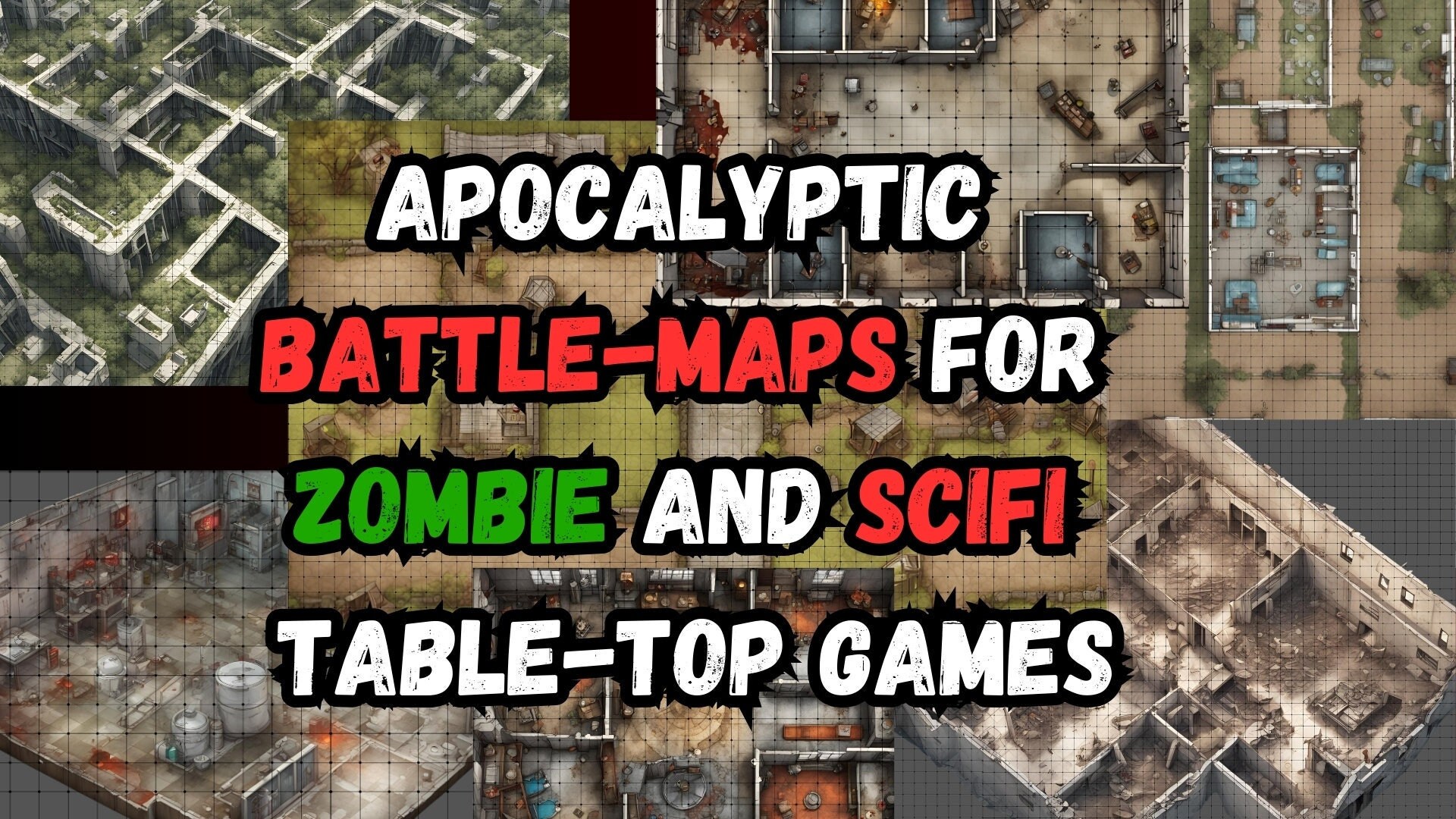 Apocalyptic Battlemaps for All Your Needs! - Bundle of Various Maps in ...