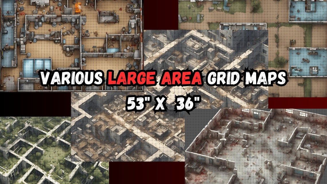 Apocalyptic Battlemaps for All Your Needs! - Bundle of Various Maps in ...