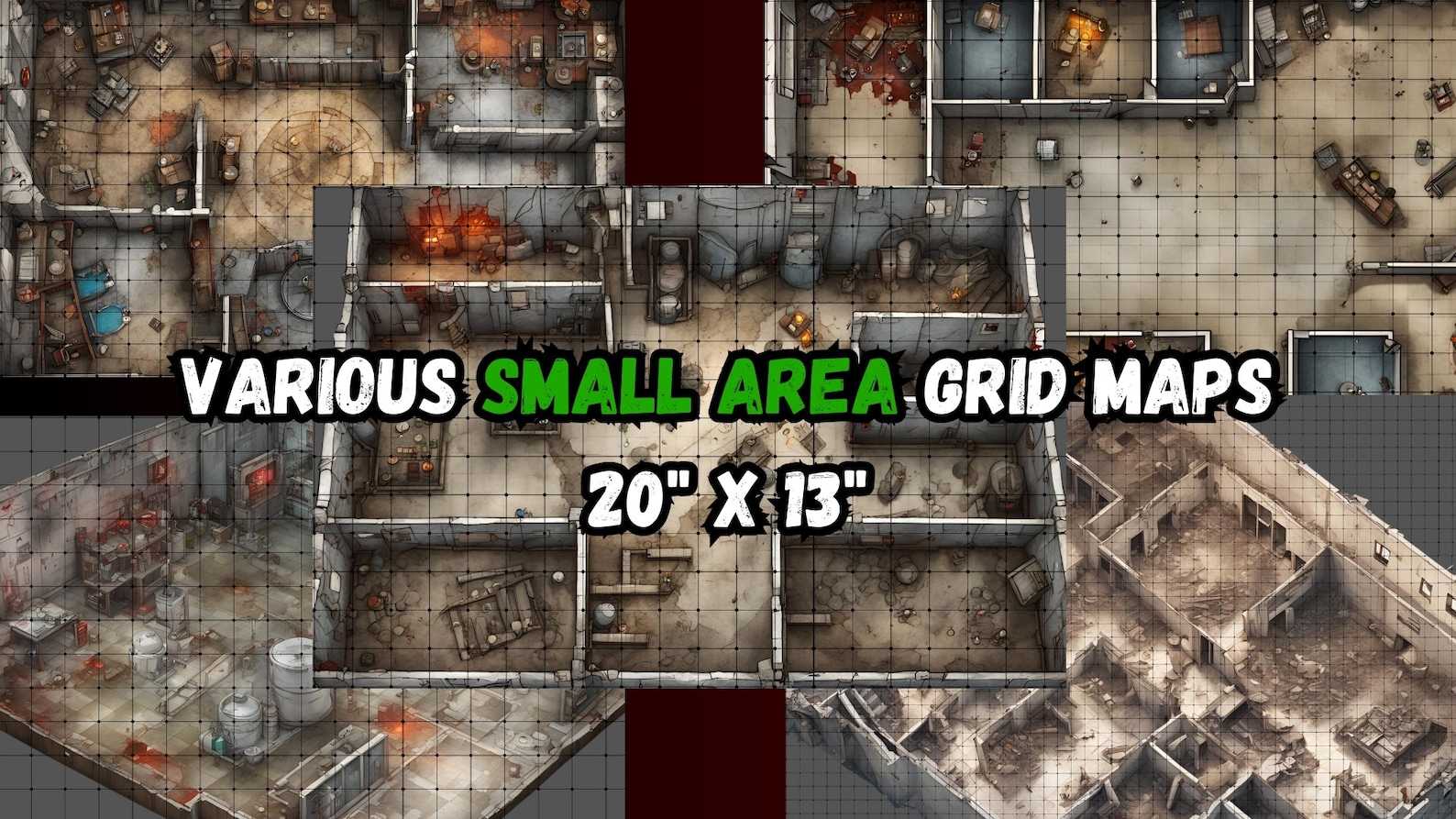 Apocalyptic Battlemaps for All Your Needs! - Bundle of Various Maps in ...