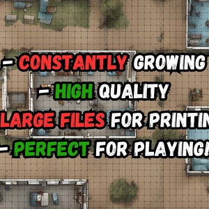 Apocalyptic Battlemaps for All Your Needs Bundle of Various Maps in ...