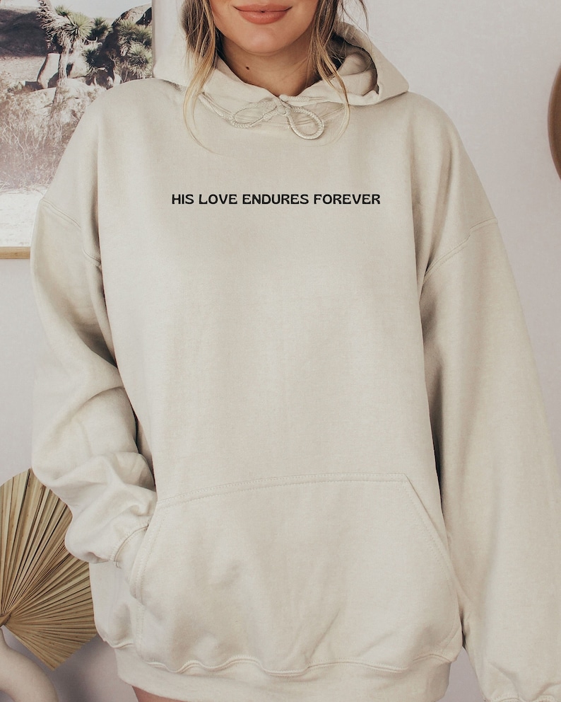 God's Love Hoodie, Christian Hoodie Trendy, Jesus Sweatshirt, Christian ...