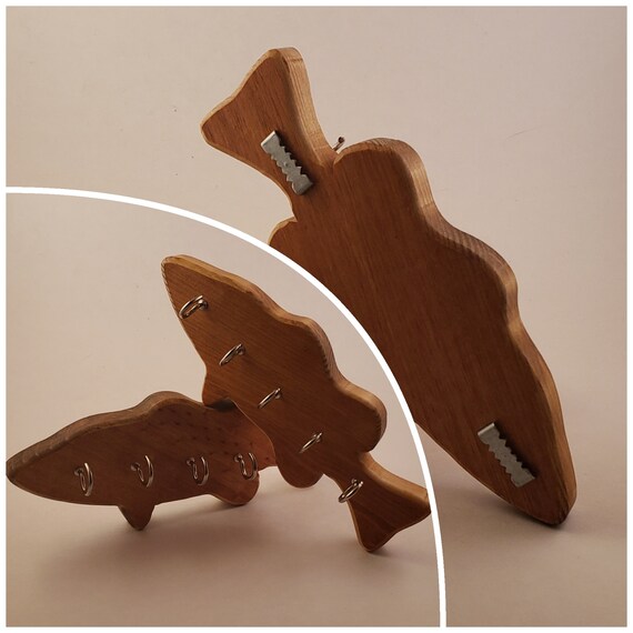Fish hook earring holder store