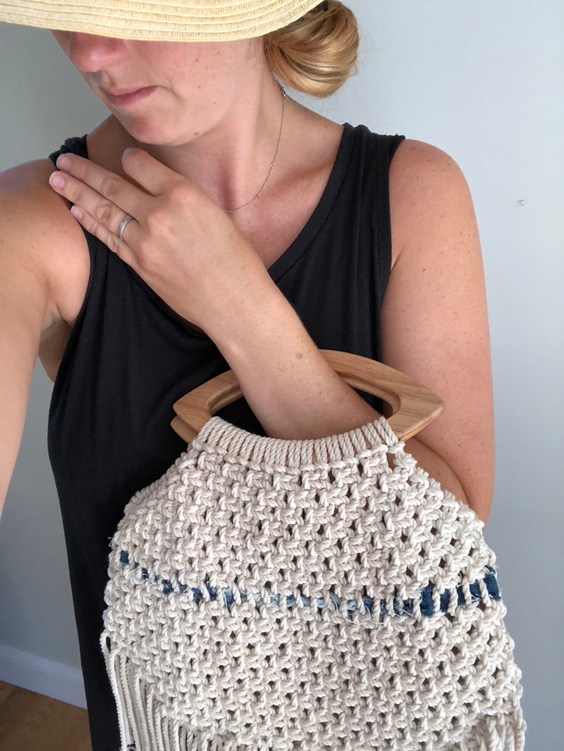 Macrame handbag | Etsy