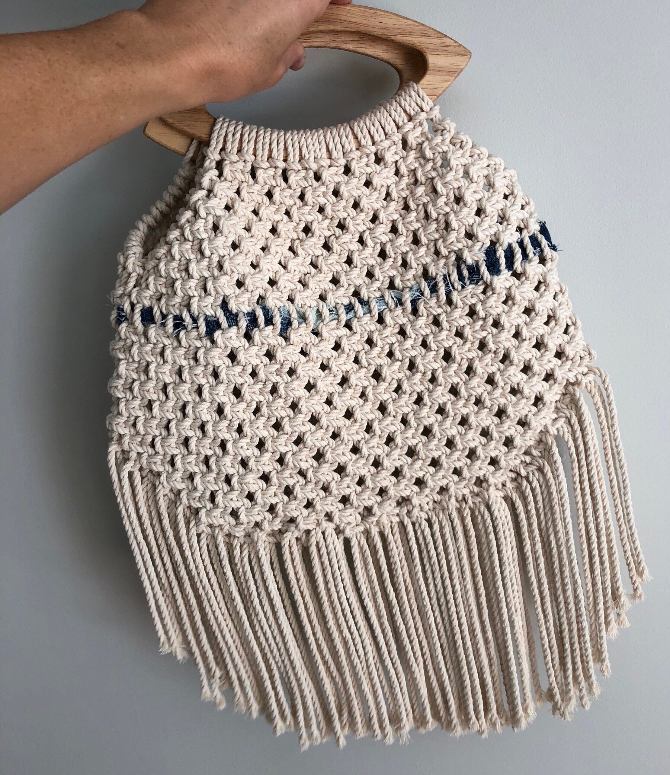 Macrame handbag | Etsy