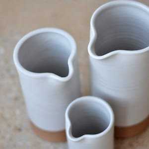 Pitcher | Farmhouse Pitcher | Ceramic Pitcher | Modern Carafe ...