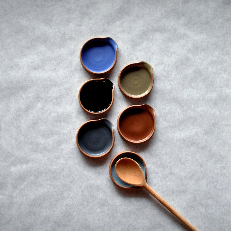 Ceramic Tiny Spoons - Etsy