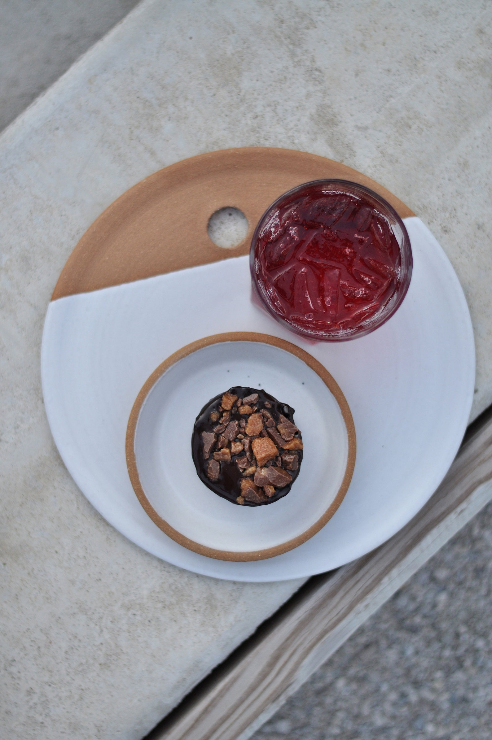 Ceramic Cheese Platter Modern Rustic Stoneware Cheese | Etsy