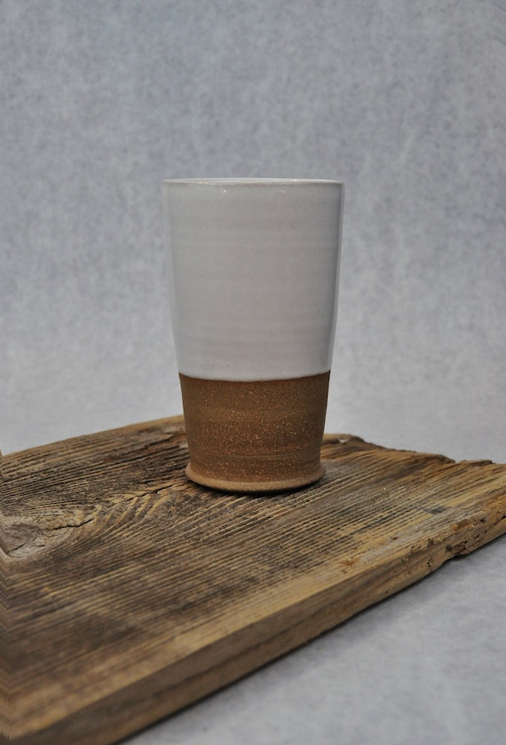 Tapered Tumbler Ceramic Cup Ceramic Tumbler Tapered Cup - Etsy