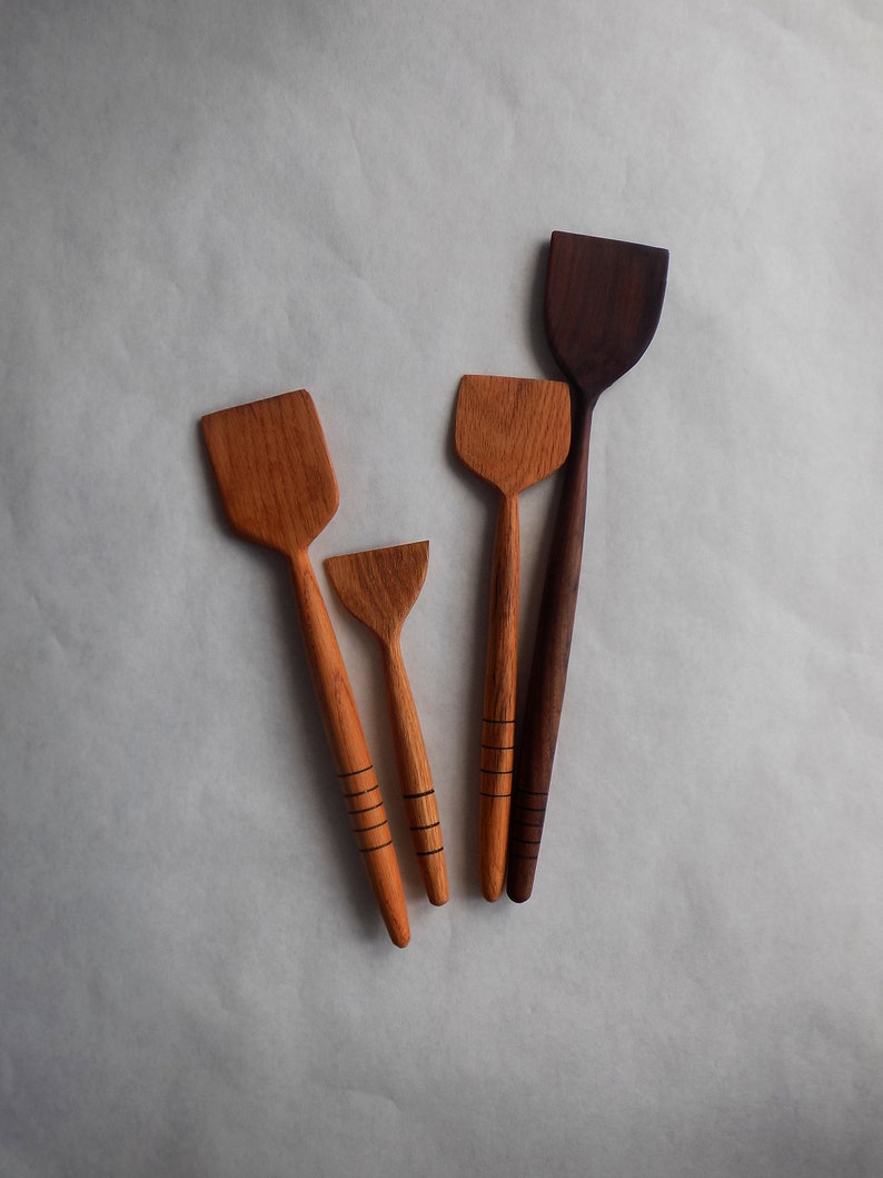 Modern Rustic Wood Spatulas | Rustic Hearth | Farmhouse Spatula ...