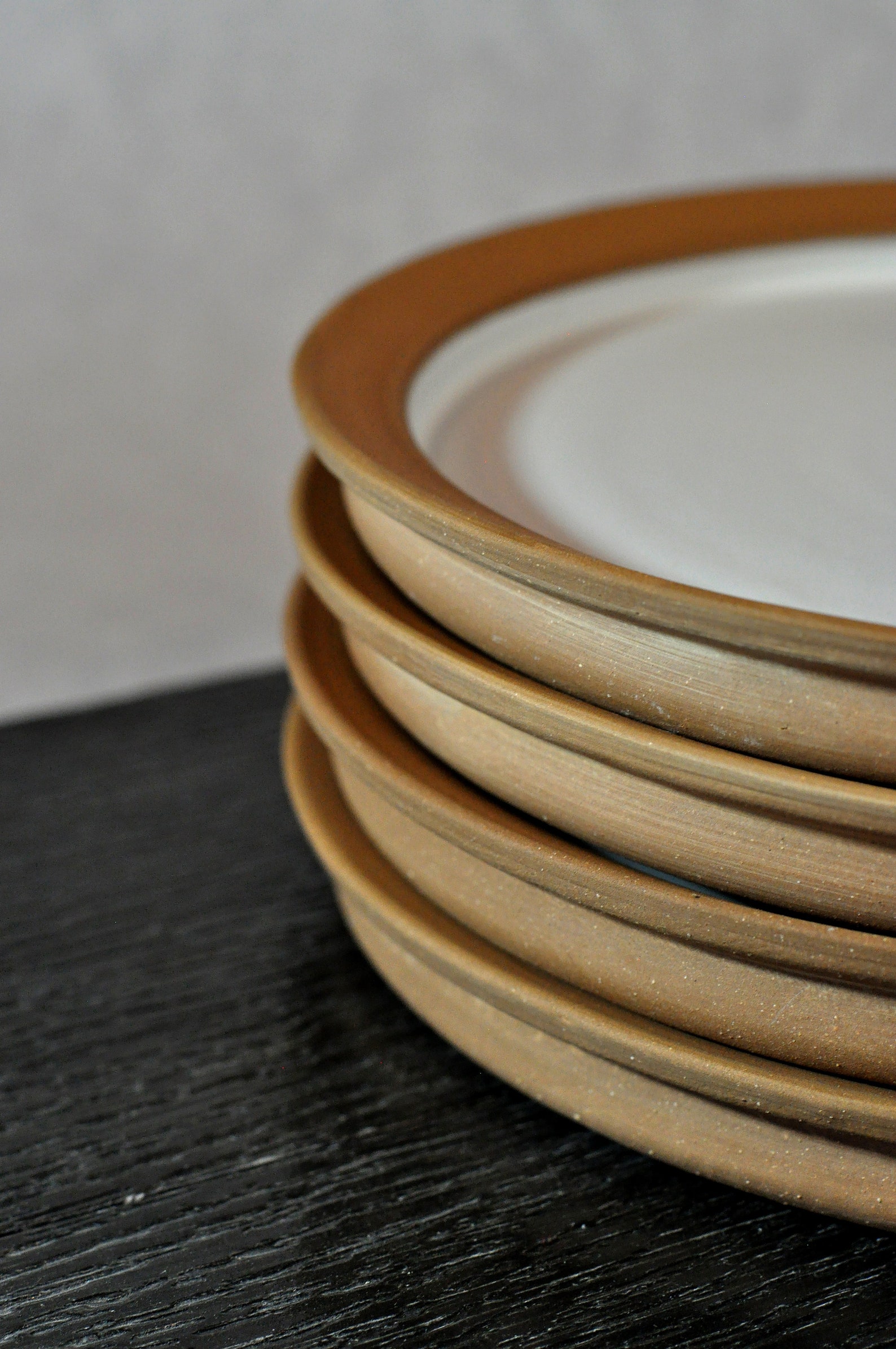 Modern Rustic Dinnerware Farmhouse Plate White Stoneware - Etsy