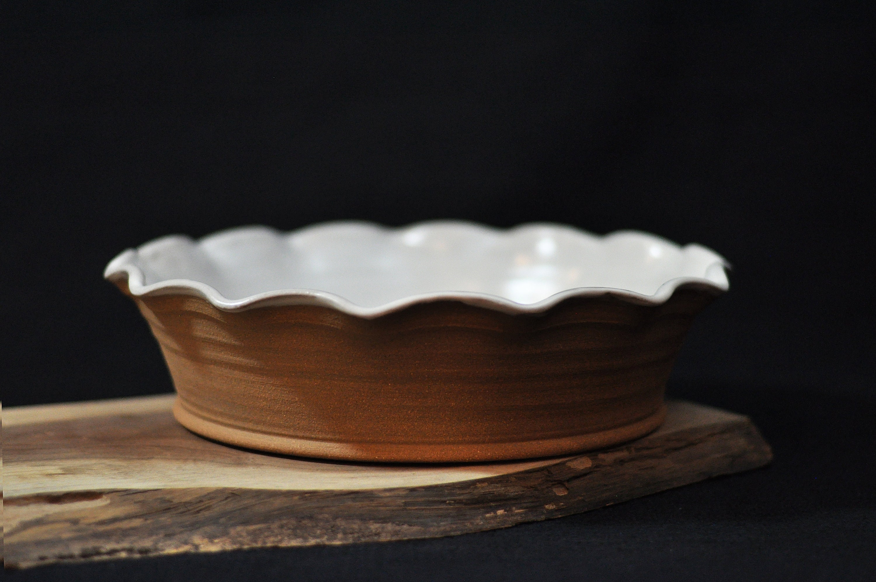 Ceramic Pie Plate Modern Rustic Bakeware / Stoneware - Etsy