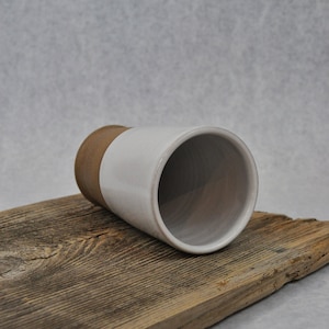 Tapered Tumbler | Ceramic Cup | Ceramic Tumbler | Tapered Cup - Etsy