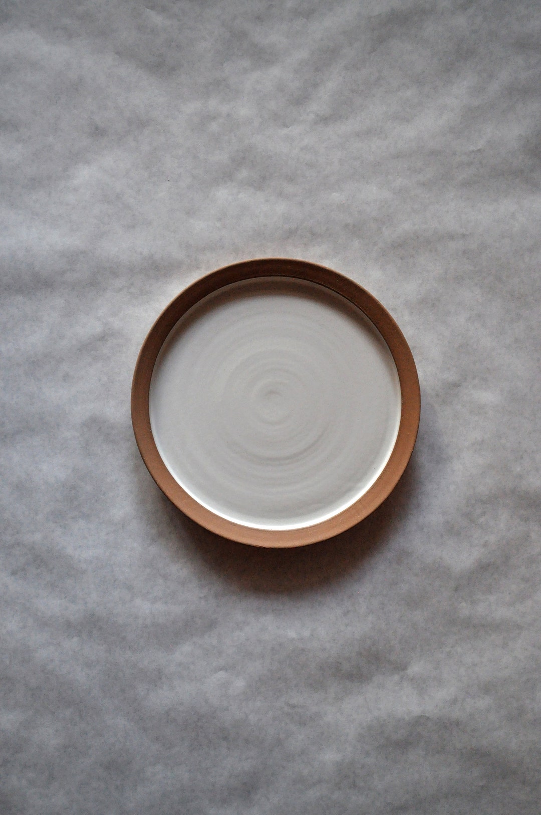 Modern Rustic Dinnerware | Farmhouse Plate | White Stoneware | Ceramic ...