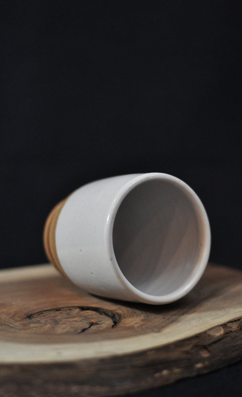 Round Tumbler Ceramic Cup Ceramic Tumbler Rounded Cup - Etsy