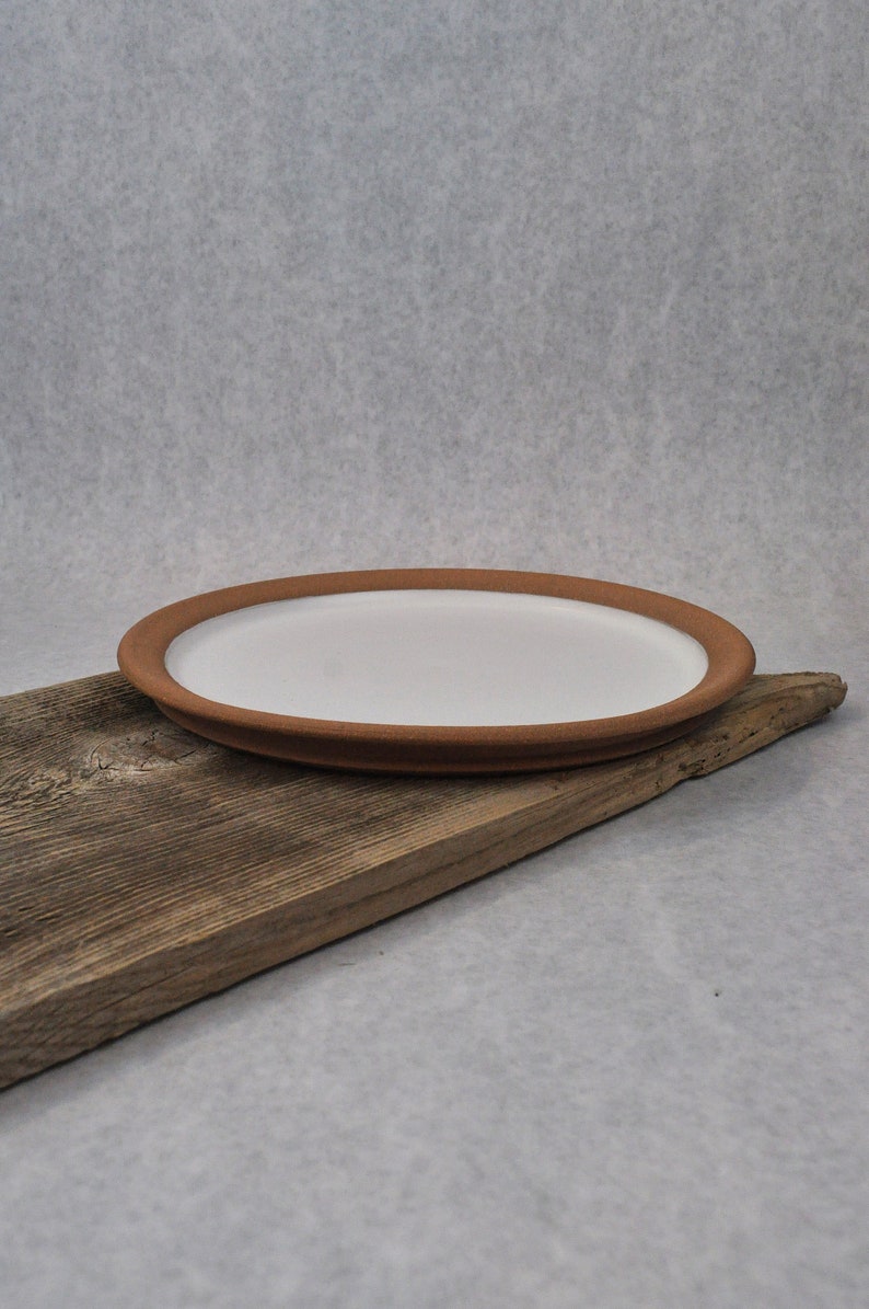 Modern Rustic Dinnerware Farmhouse Plate White Stoneware - Etsy