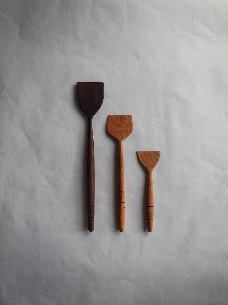 Modern Rustic Wood Spatulas | Rustic Hearth | Farmhouse Spatula ...