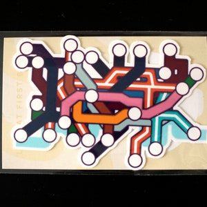 London Tube Map Vinyl Sticker Set | Glossy | Die Cut | Underground ...