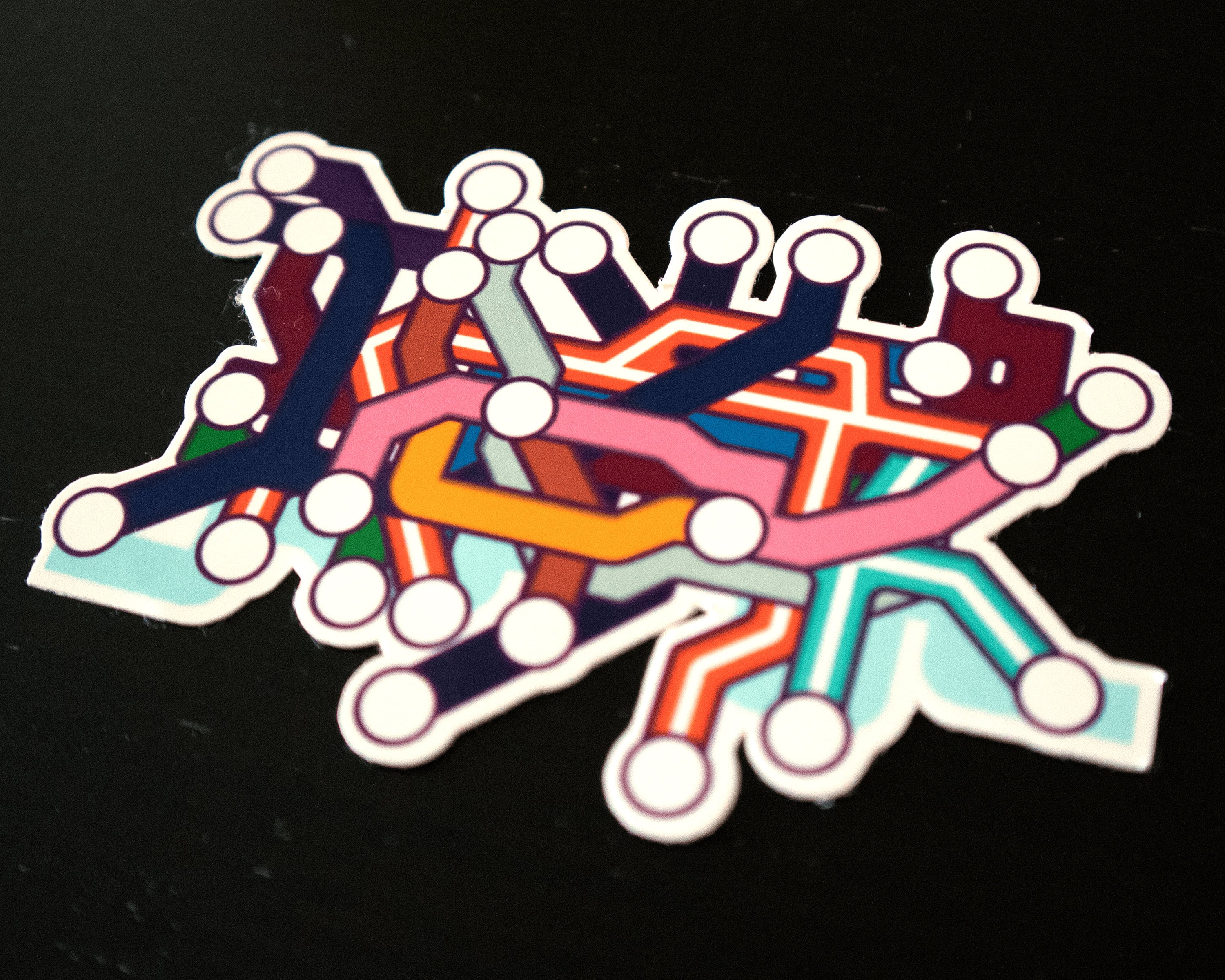 London Tube Map Vinyl Sticker Set Glossy Die Cut - Etsy UK