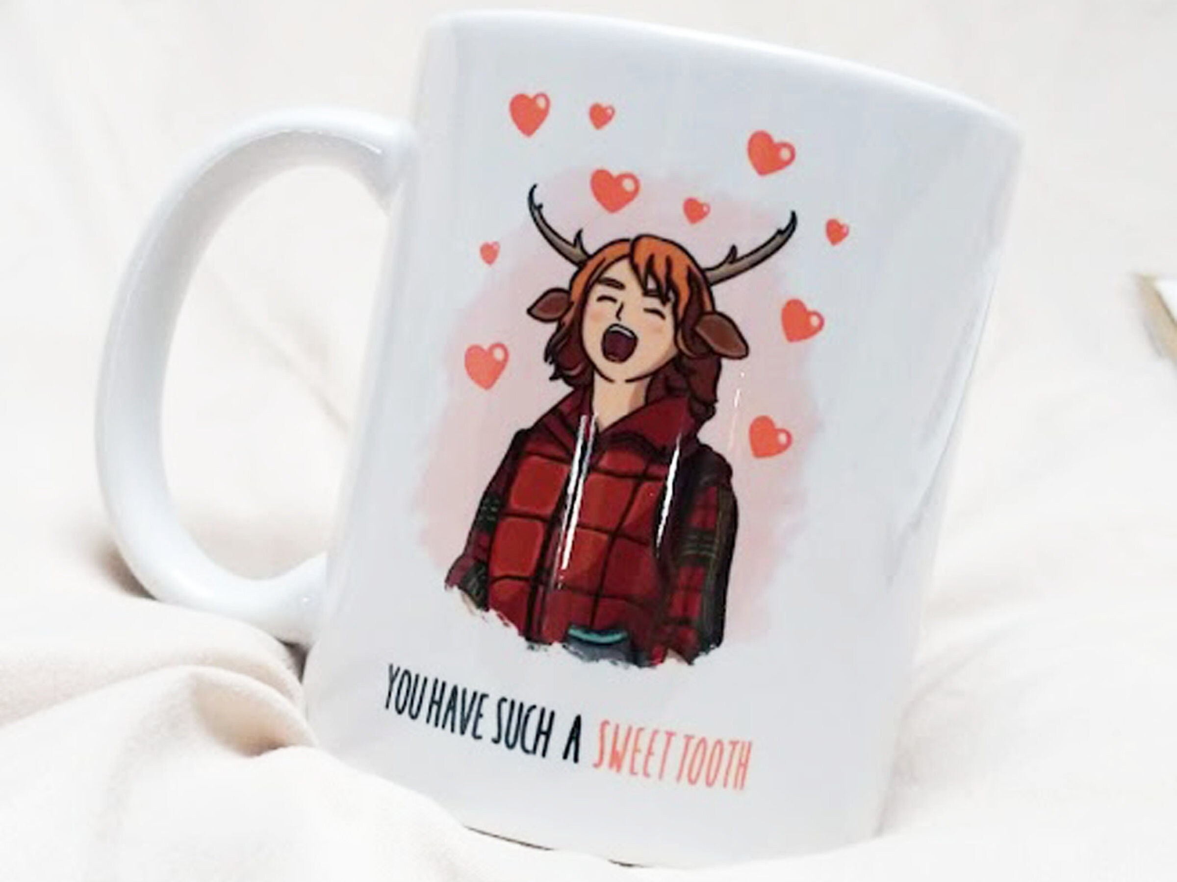 Sweet Tooth Netflix Gift Mug | TV | Series | Anime | Cute | Heart Love ...