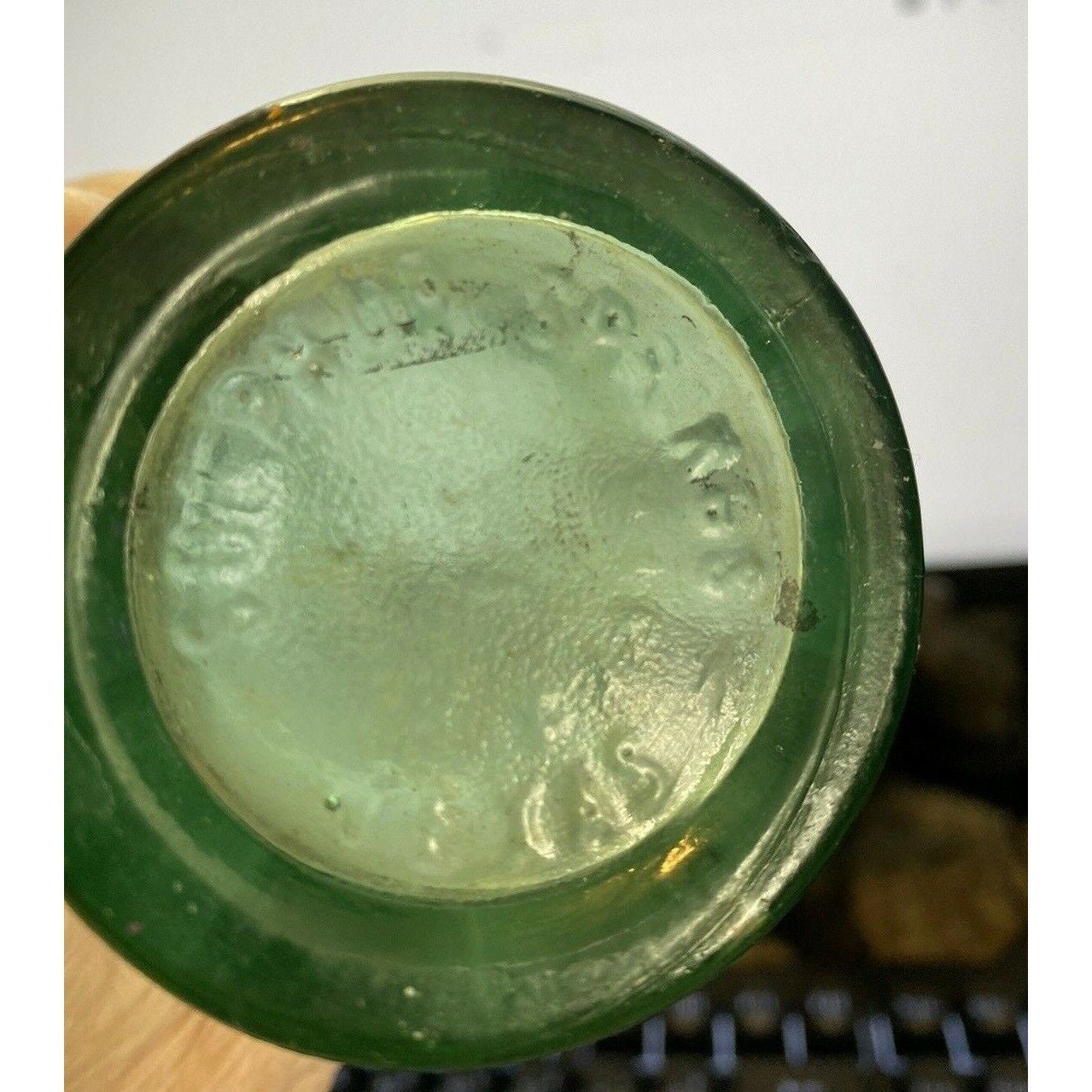 Vtg Return Coca Cola Coke 10oz Green Glass Empty Bottle Sulphur Springs ...