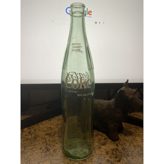 Empty Coke Glass Bottle