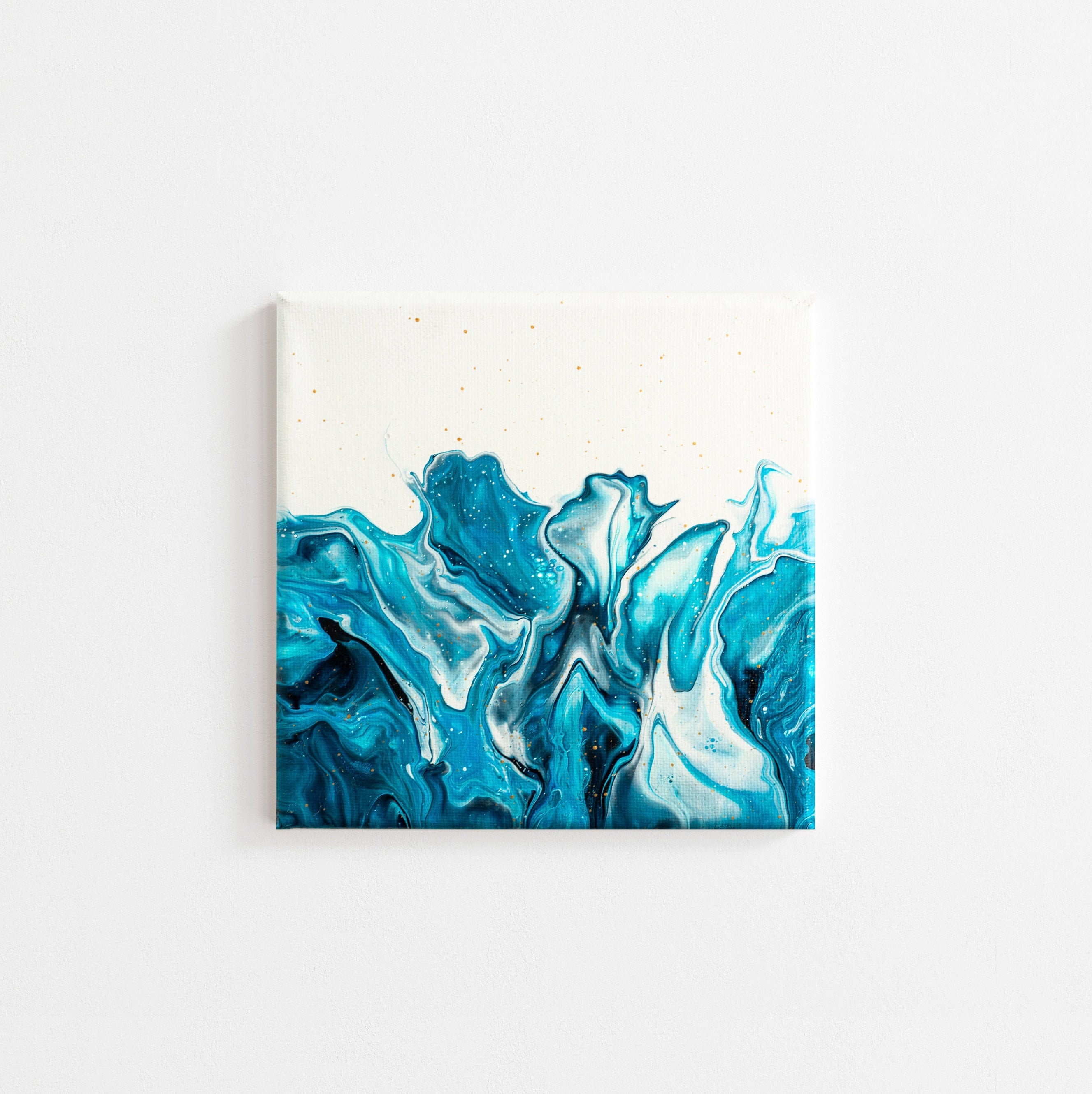 Acrylic Art & Collectibles Painting wall decor fluid painting painted ...