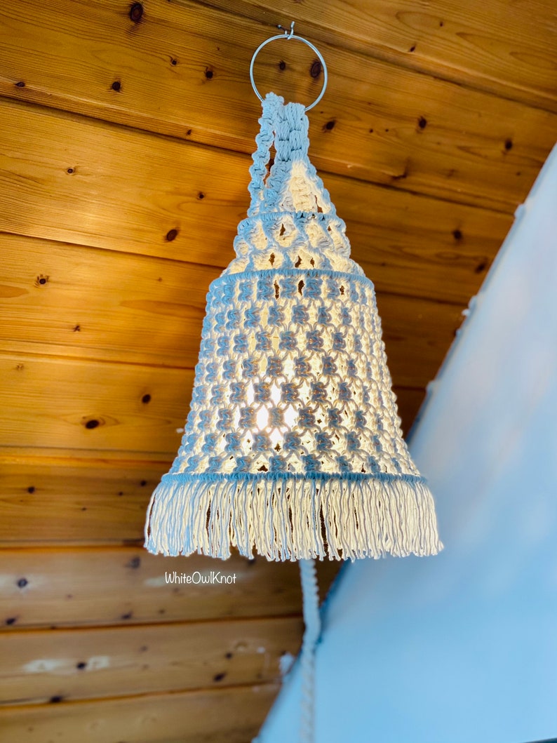 PDF Pattern Macrame Chandelier Macrame Lampshade DIY Pattern - Etsy