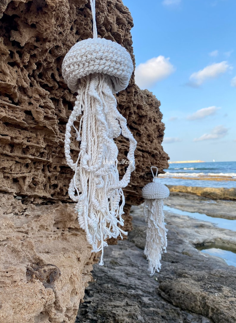 DIY Pattern Macrame Jellyfish, Macrame PDF Pattern, Step by Step ...