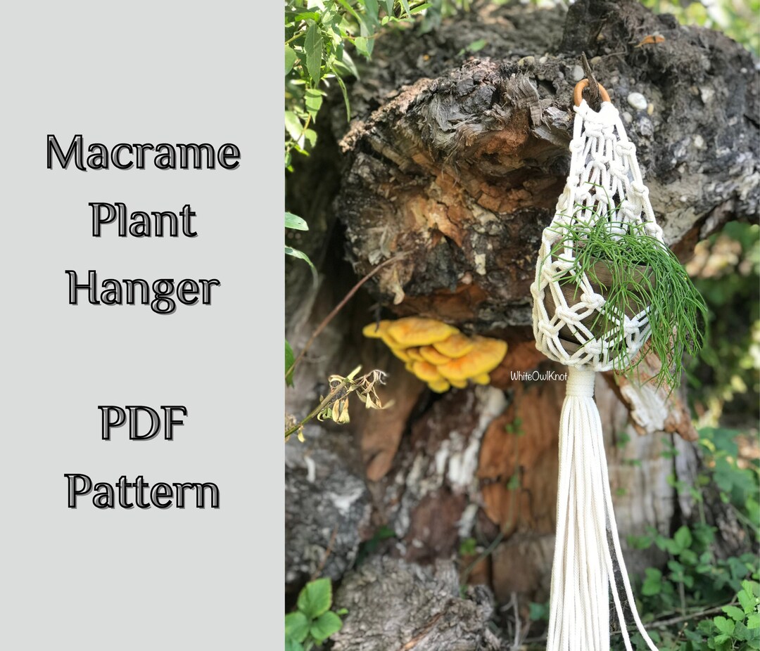 PDF Pattern Macrame Pod Planter Macrame Plant Hanger - Etsy